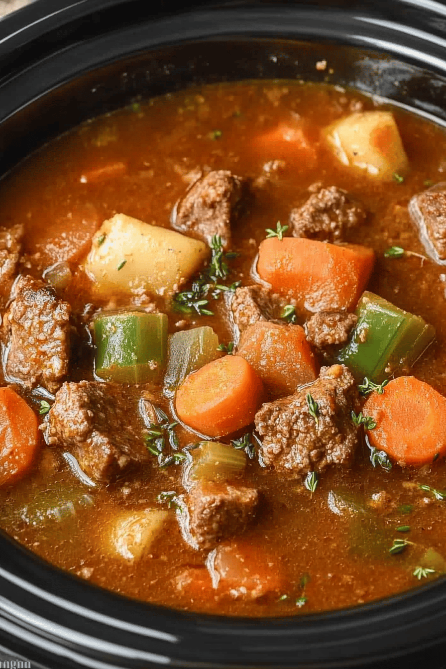 Crock Pot Beef Stew Recipe - nutribulletrecipebook